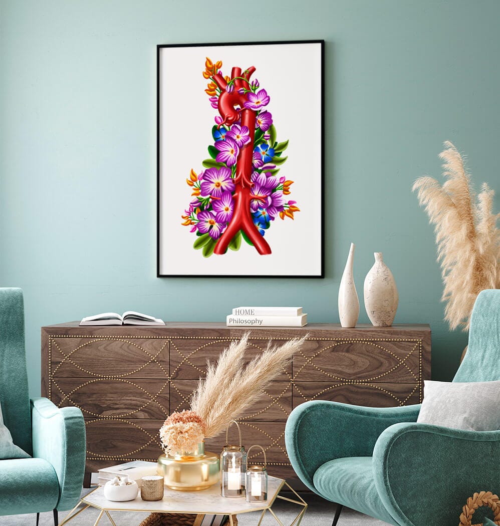 Aorta - Anatomie Poster - Codex Anatomicus®