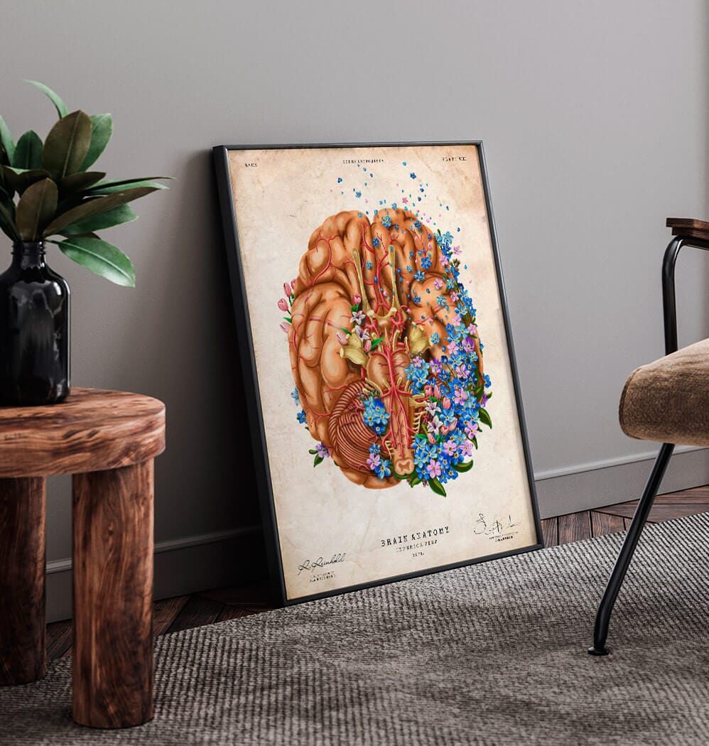 Dementia art print - Codex Anatomicus