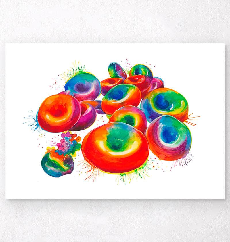 Red blood cells - Anatomy Art - Codex Anatomicus