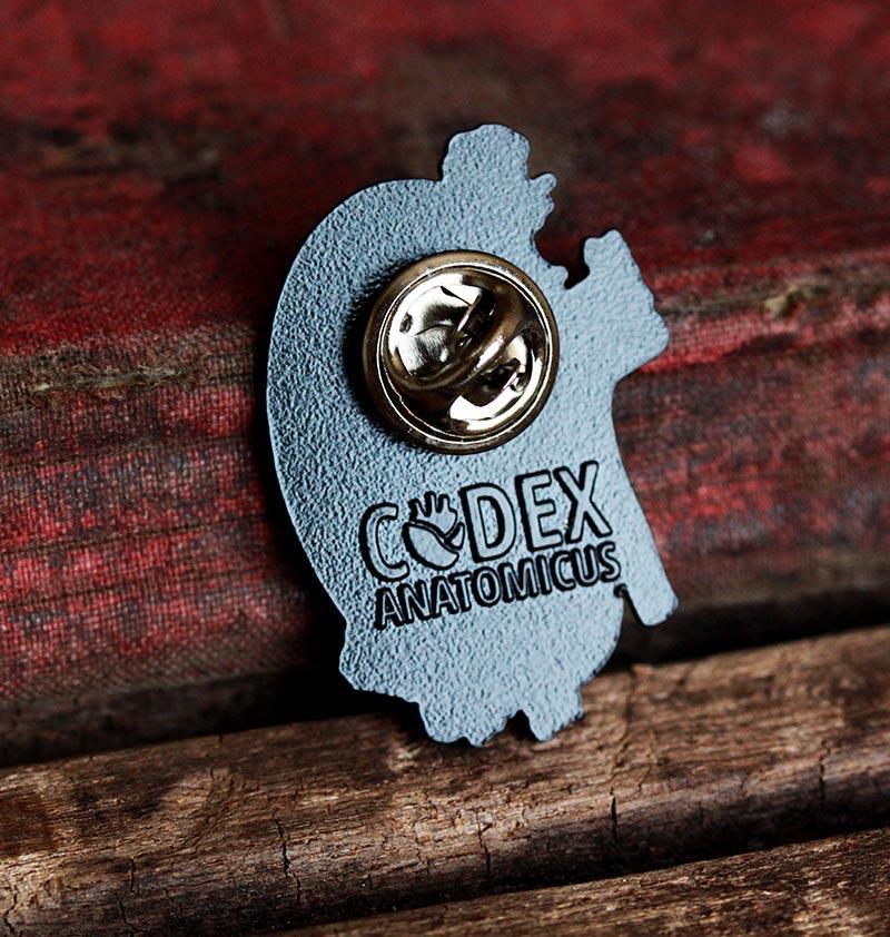 Anatomical kidney enamel pin - Codex Anatomicus