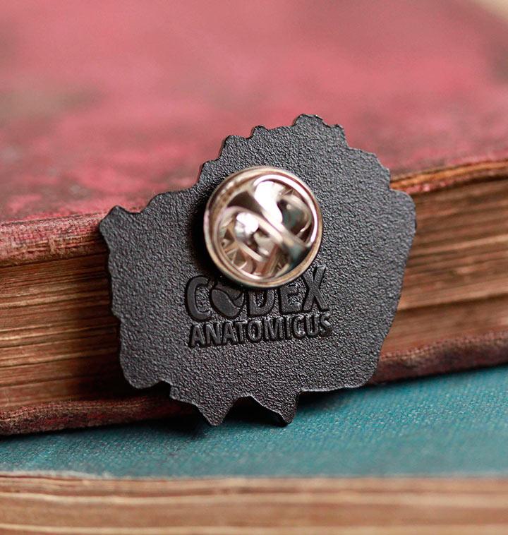 Anatomical ear enamel pin - Codex Anatomicus